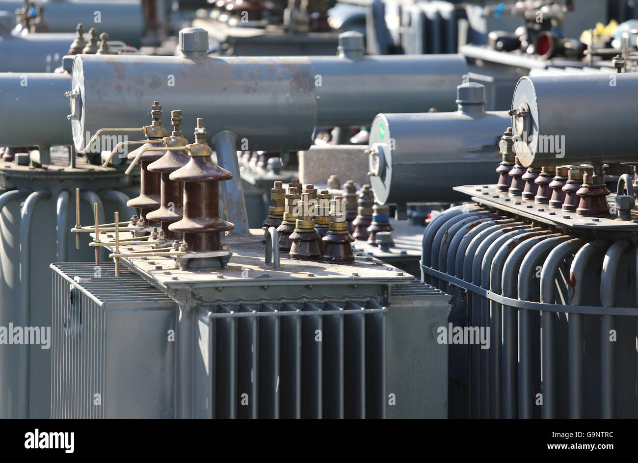 Storage of old large electric voltage transformers in the landfill for ...