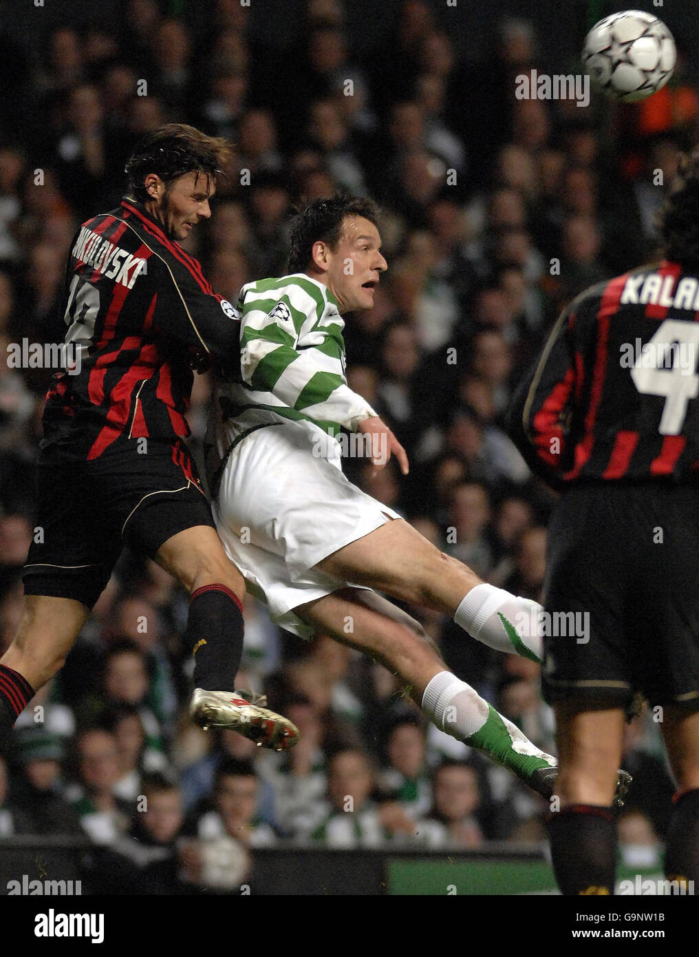 Soccer - UEFA Champions League - First Knockout Round - First Leg - Celtic v AC Milan - Celtic ...