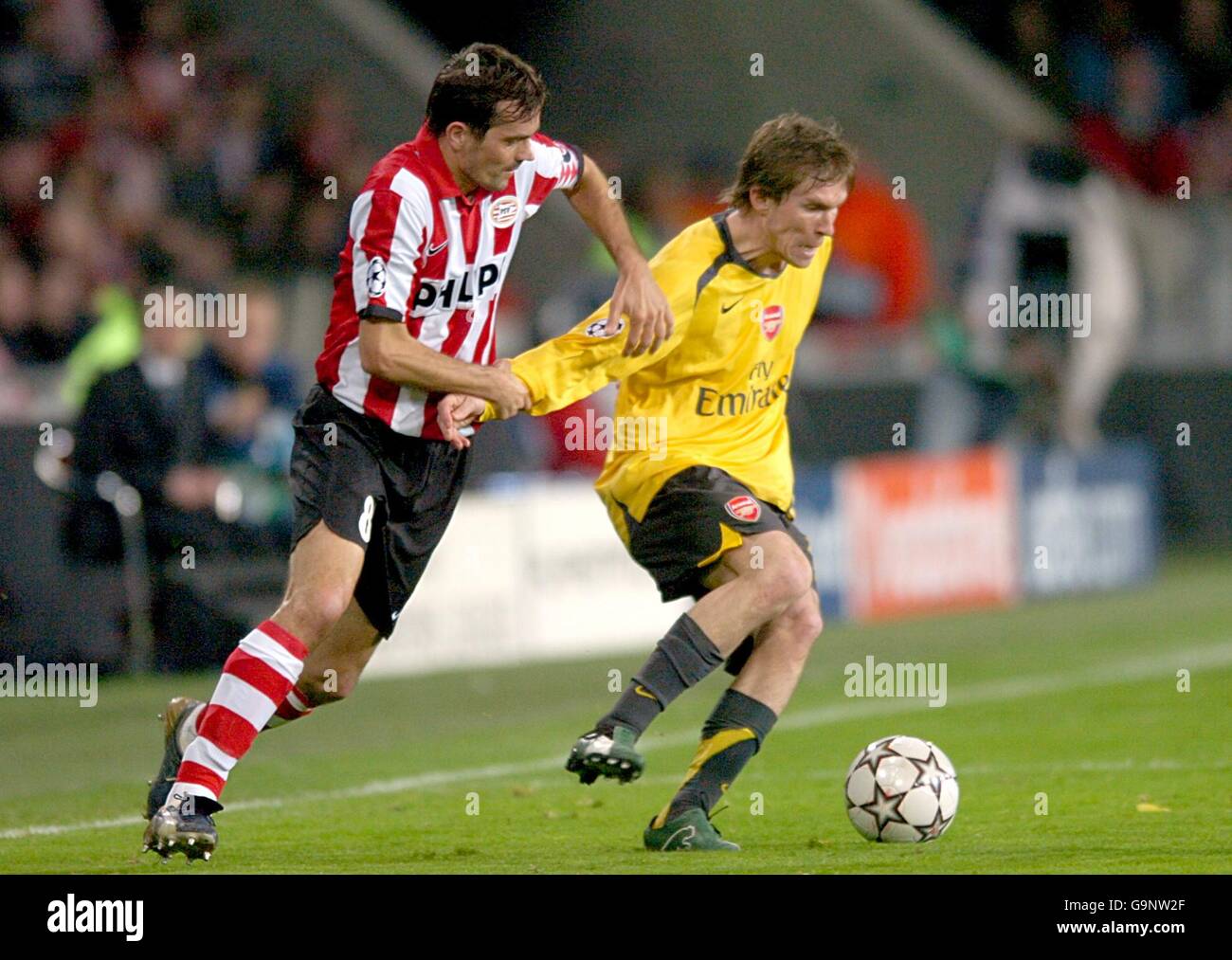 Soccer - UEFA Champions League - First Knockout Round - First Leg - PSV ...