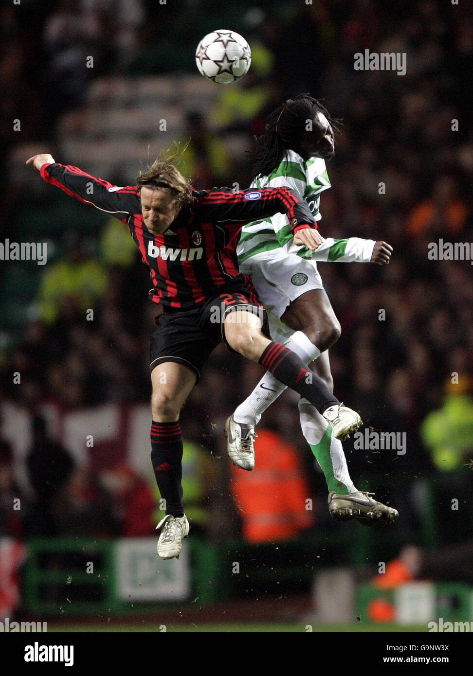 Soccer - UEFA Champions League - First Knockout Round - First Leg - Celtic v AC Milan - Celtic ...