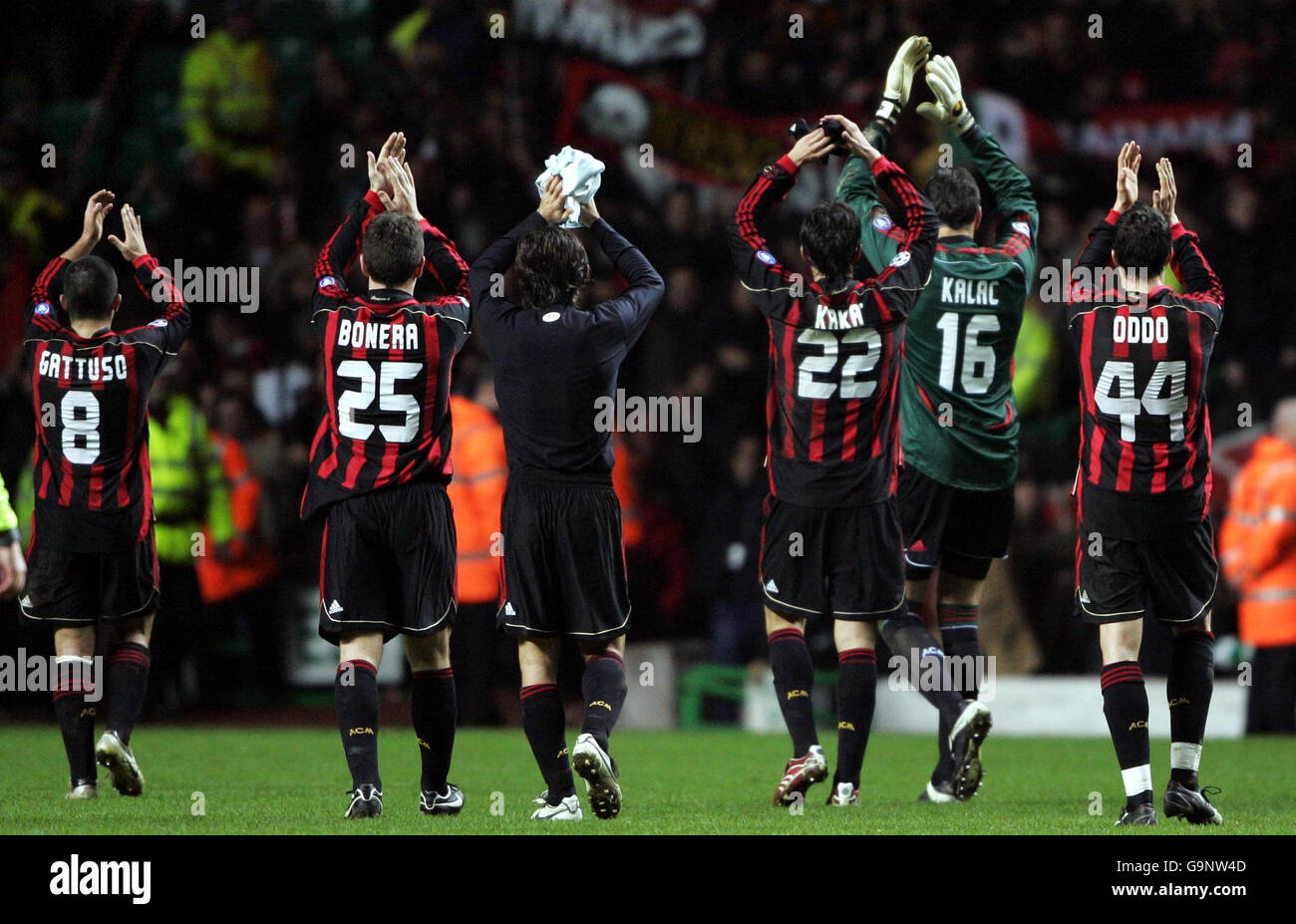 Soccer - UEFA Champions League - First Knockout Round - First Leg - Celtic v AC Milan - Celtic ...