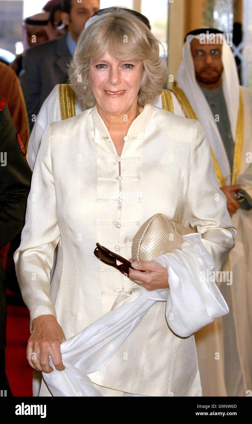 The Duchess of Cornwall arrives for a tour of the Grand Mosque in ...