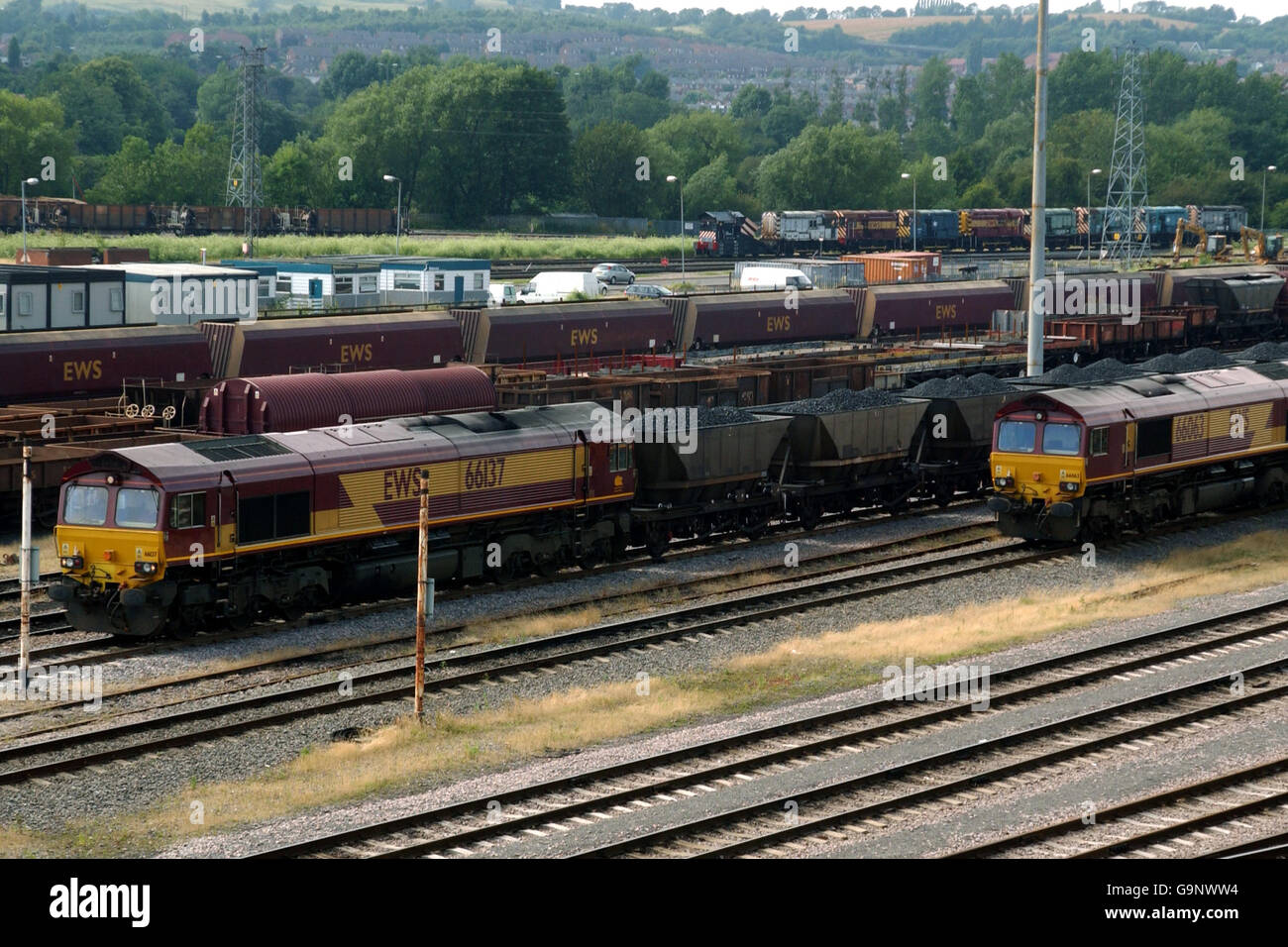 Trains at ews toton depot hi-res stock photography and images - Alamy