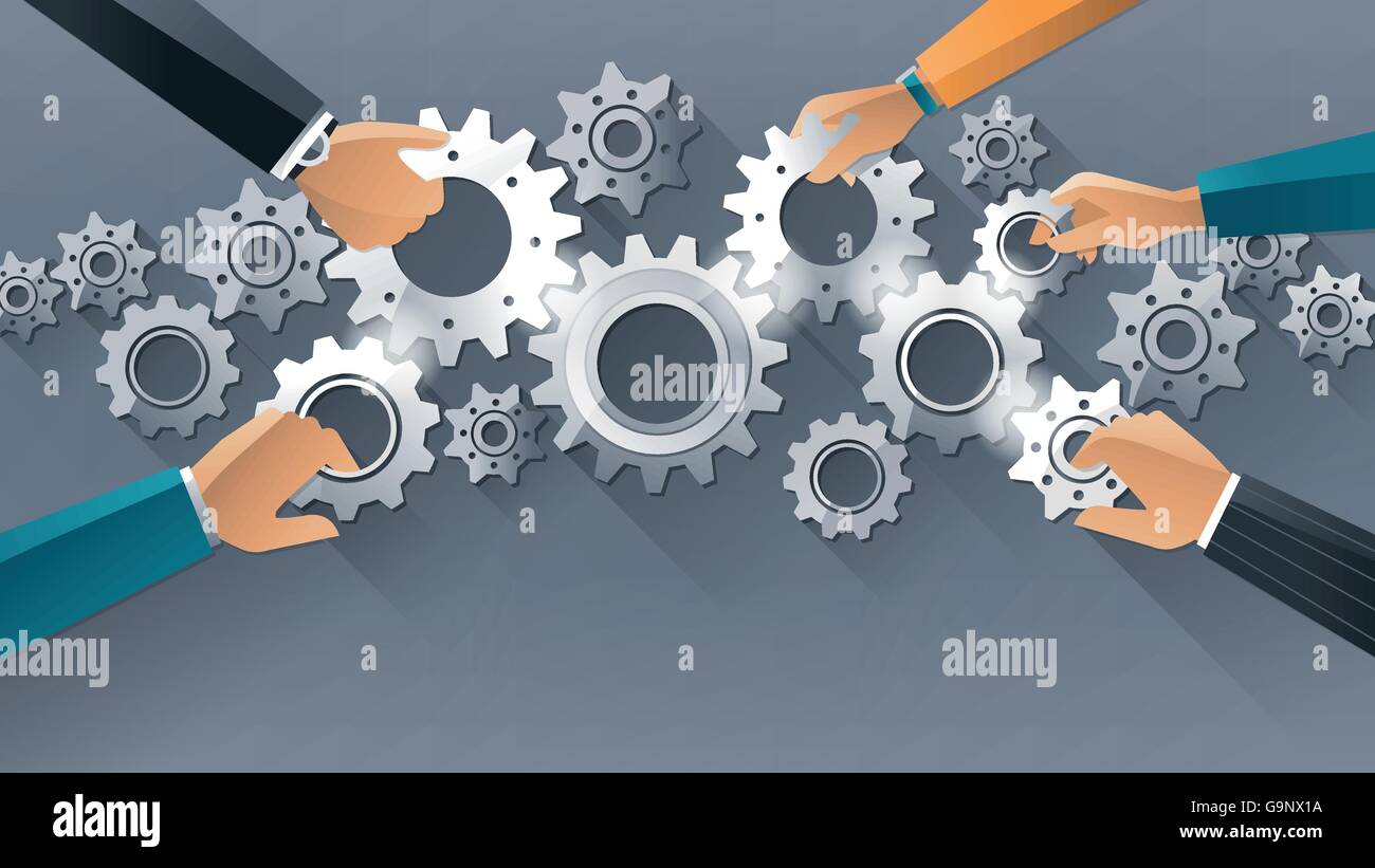Joining a team Stock Vector Images - Alamy