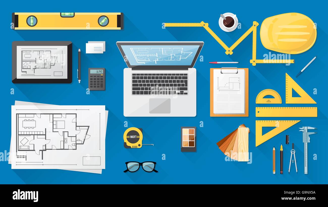 Autocad engineer Stock Vector Images - Alamy
