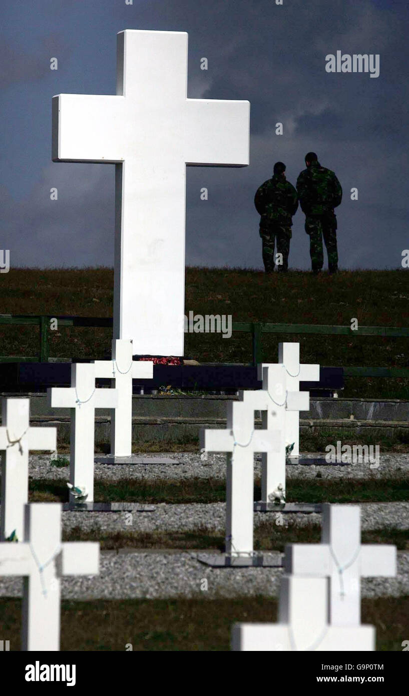 Falklands 25th Anniversary Stock Photo - Alamy