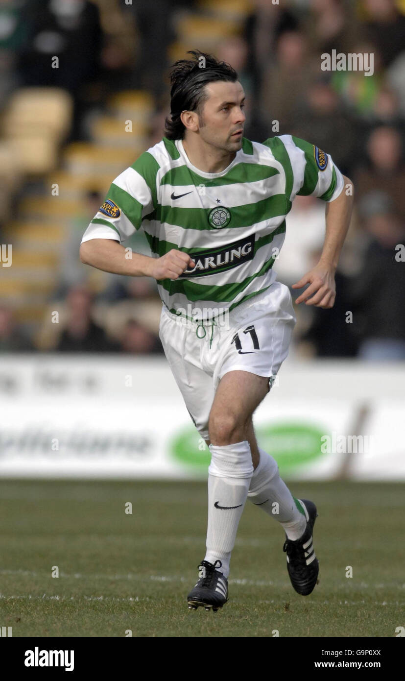Celtic's Paul Hartley makes his debut against Livingston during the ...