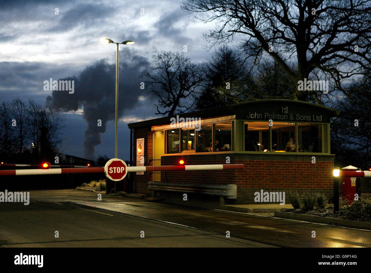 A general view of John Pointon and Sons processing plant in Cheddleton ...