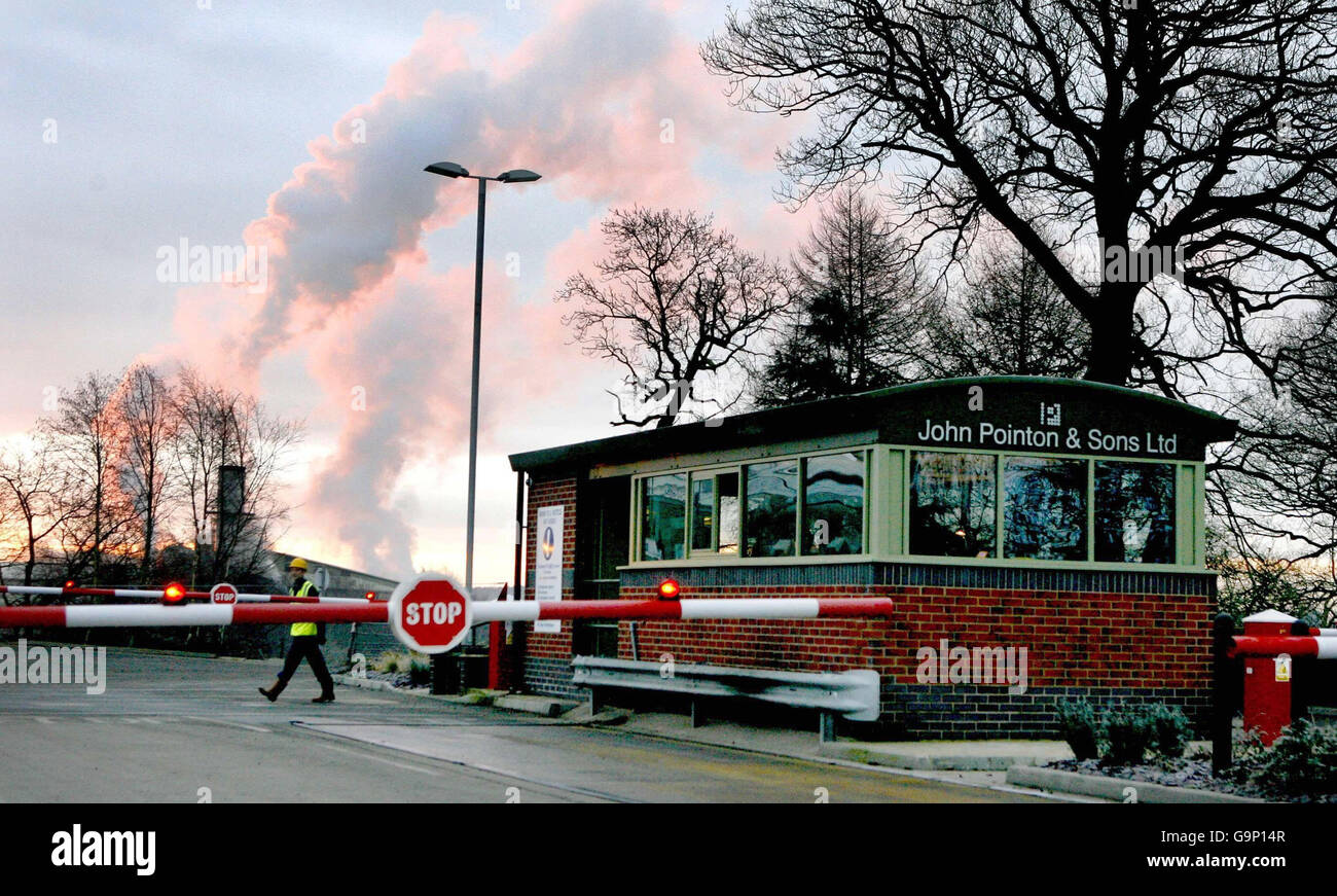 A general view of john pointon and sons in cheddleton hi-res stock ...