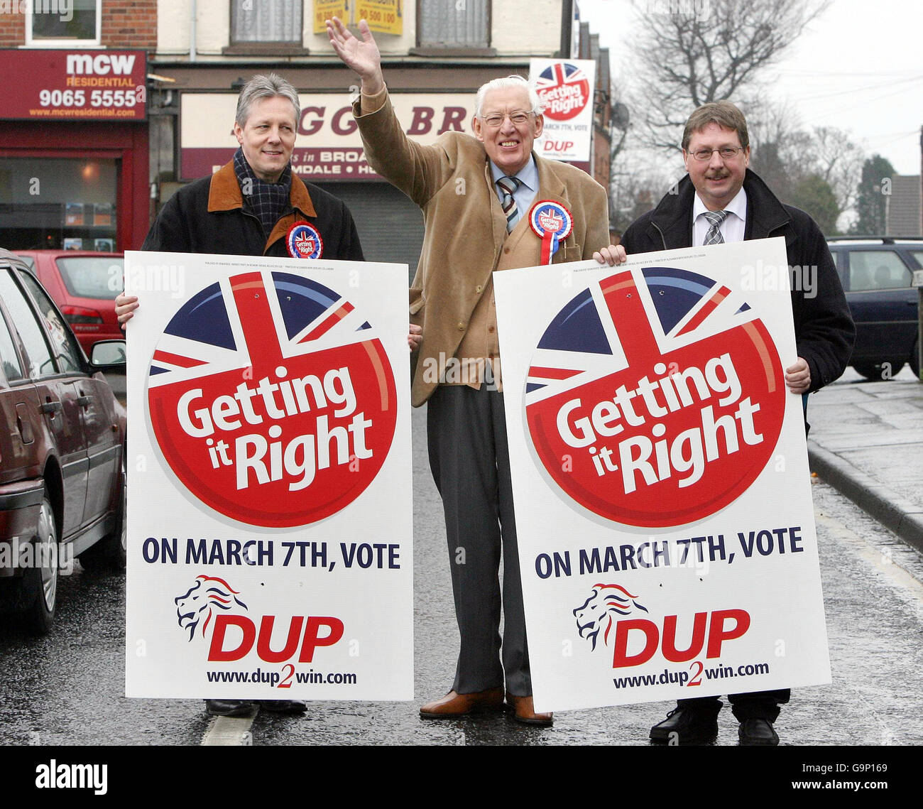 DUP launches poster campaign Stock Photo - Alamy