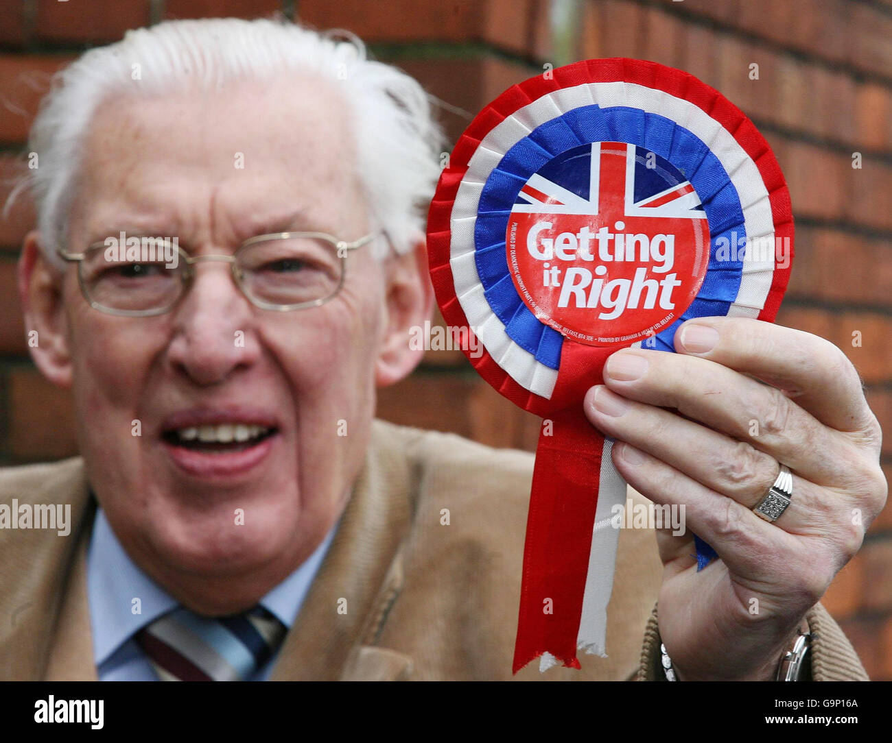 DUP launches poster campaign Stock Photo - Alamy
