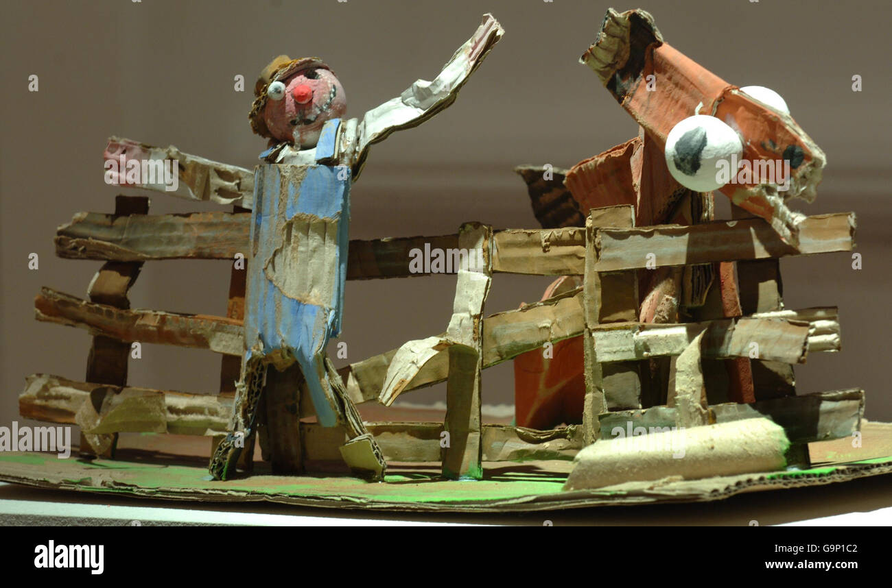 Jake and Dinos Chapman exhibition Stock Photo - Alamy