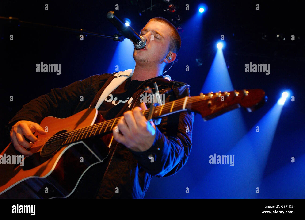 Plan B in concert at Shepherds Bush Empire in west London Stock Photo ...