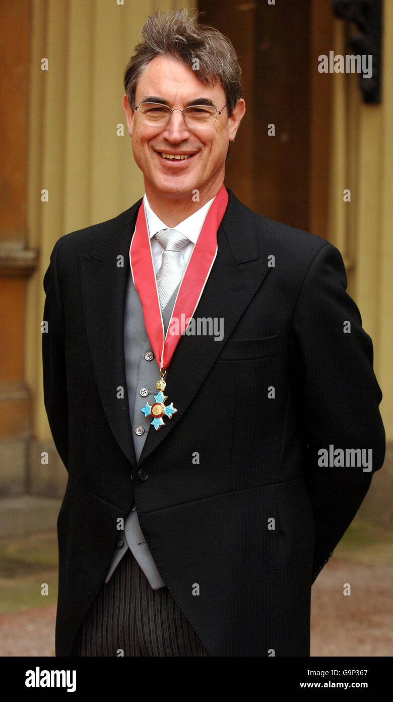 Chief Executive of Johnston Press, Tim Bowdler, after collecting a CBE ...