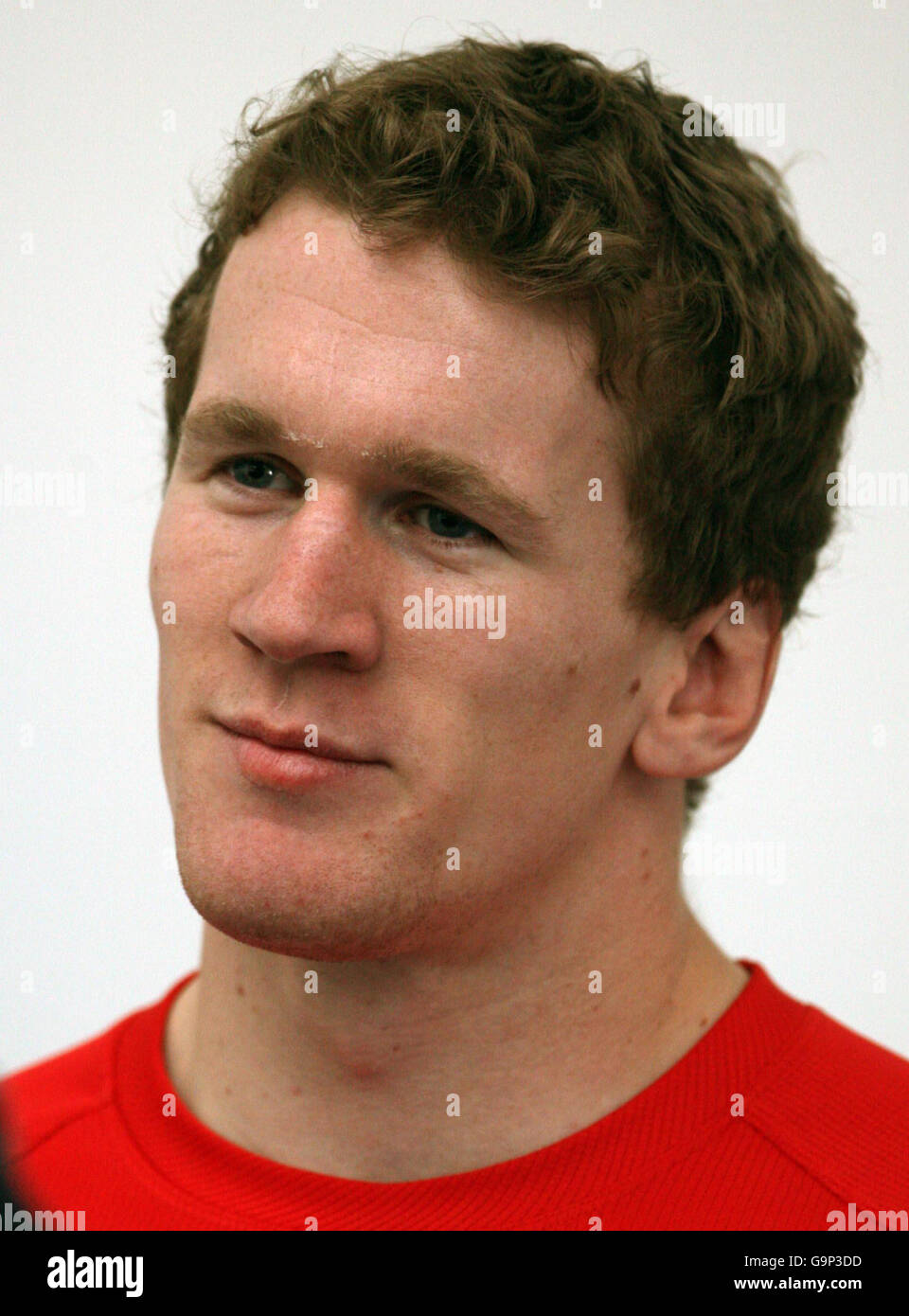 Tom rees during a press conference at bath university hi-res stock ...