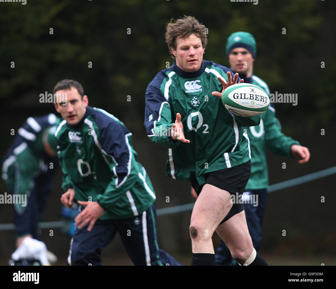 Ireland's Malcolm O'Kelly during a training session at the Lansdowne ...