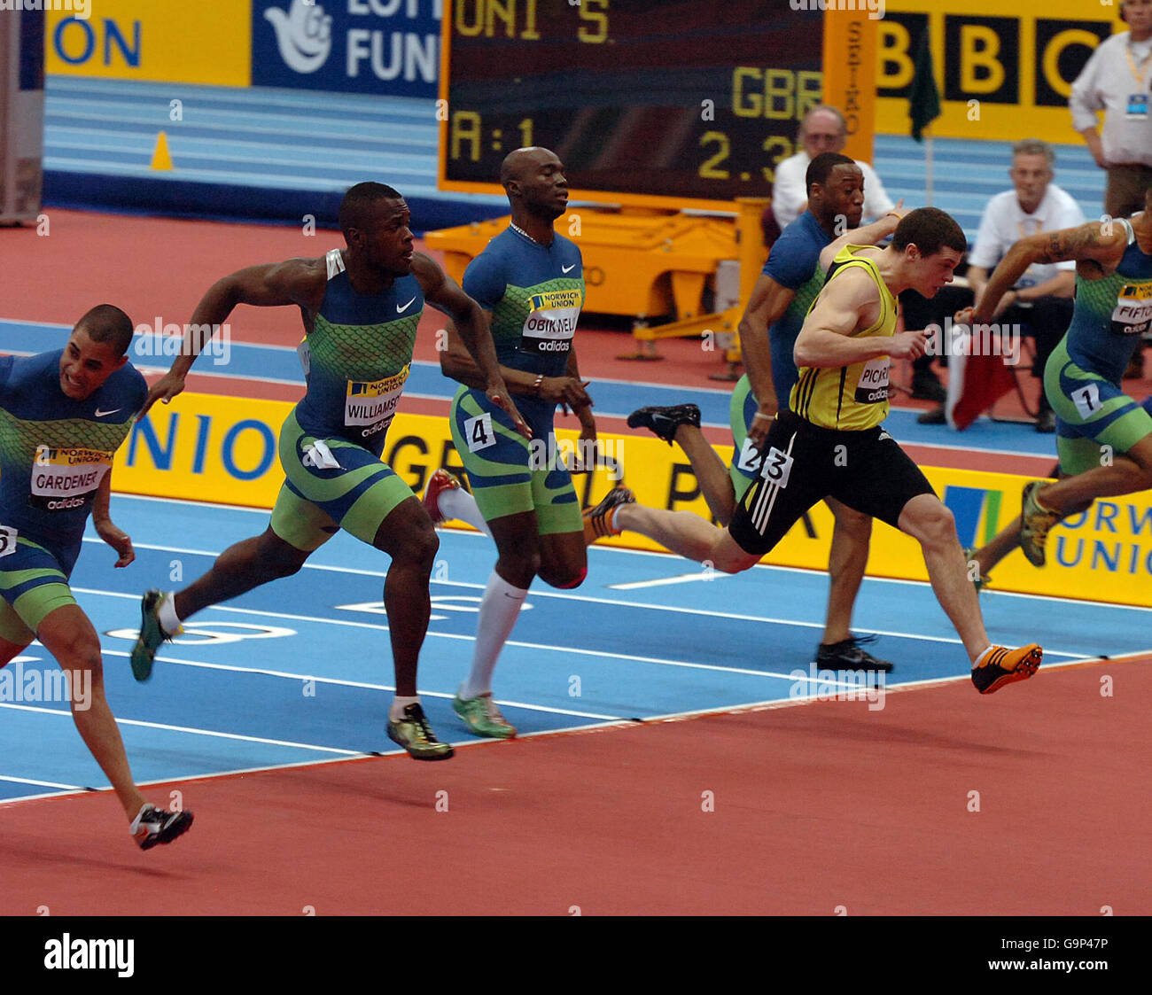 Athletics iaaf norwich union indoor grand prix national indoor arena hi ...