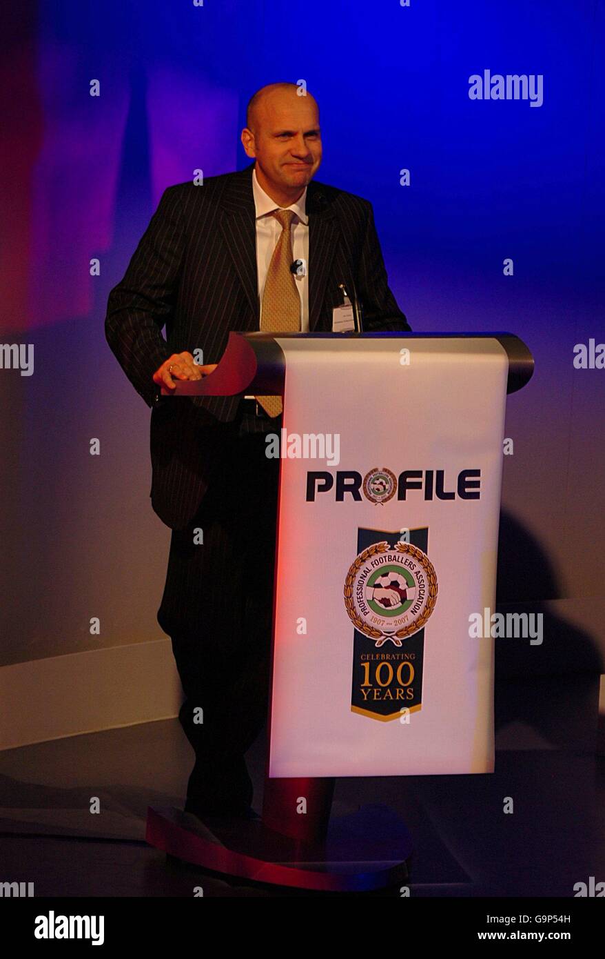 Soccer - PFA Community Magazine Launch - Adi Centre Stock Photo - Alamy