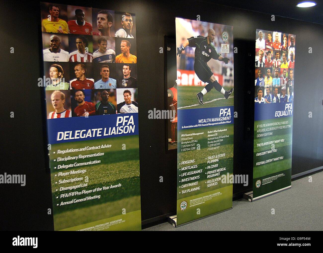 Soccer - PFA Community Magazine Launch - Adi Centre Stock Photo - Alamy