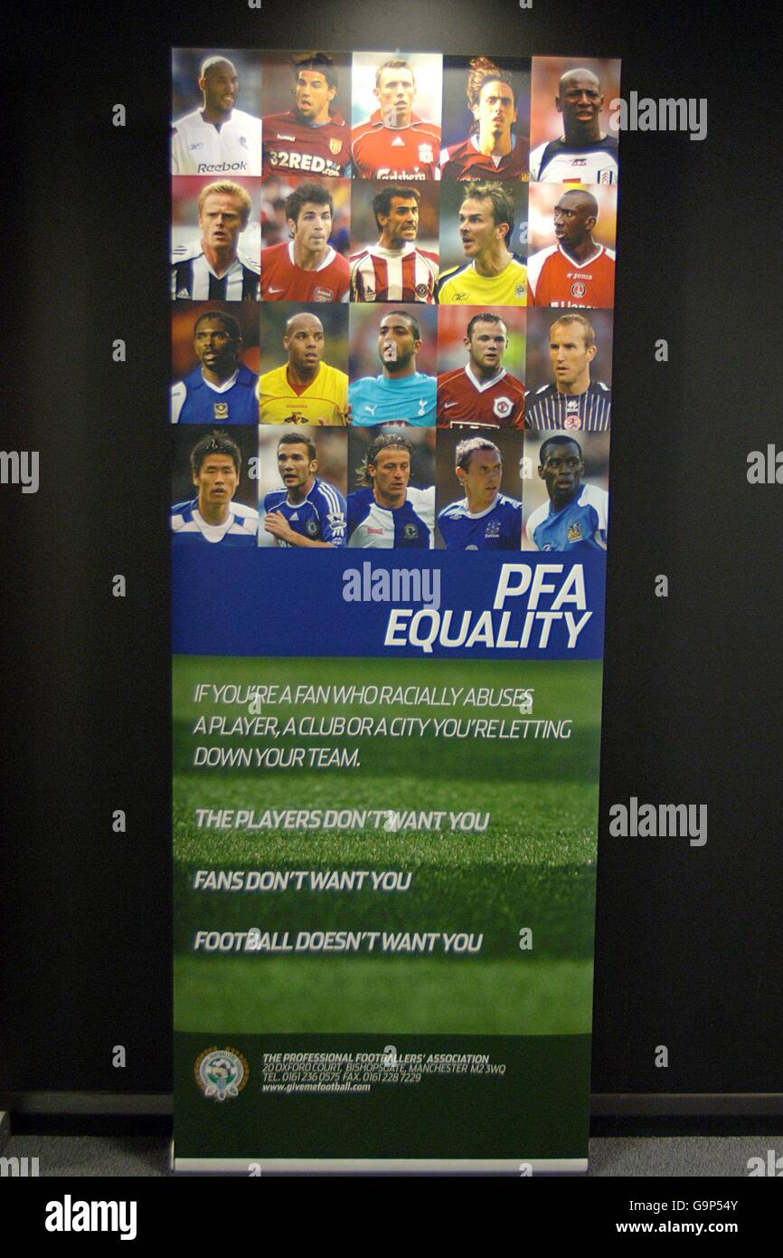 Soccer - PFA Community Magazine Launch - Adi Centre Stock Photo - Alamy