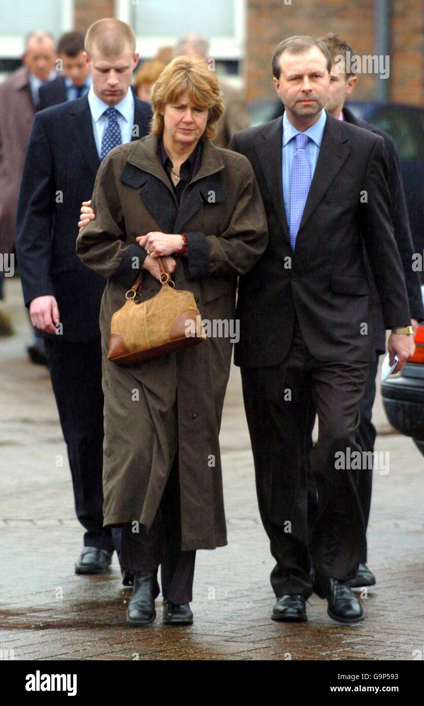 Anne and Patrick Rice, parents of murdered teenager Rebecca, leave ...