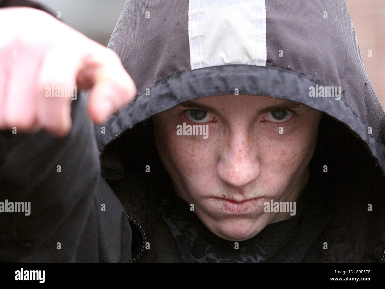 Hoodie-wearing Ryan Florence, 17, who ran up behind Tory leader David ...