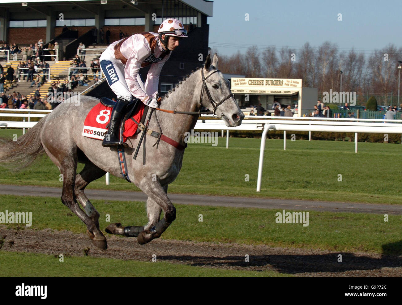 Horse Racing - Stock. The Outlier and jockey Paul O'Neill prior to the ...