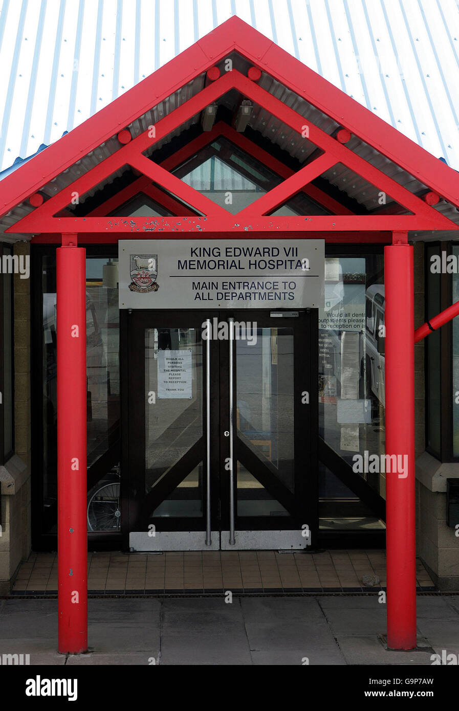 The king edward vii memorial hospital in stanley hi-res stock ...