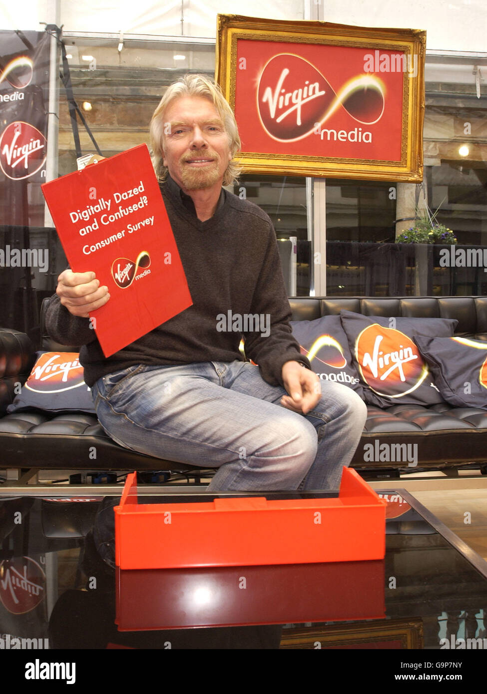 Virgin Media Launch Stock Photo - Alamy