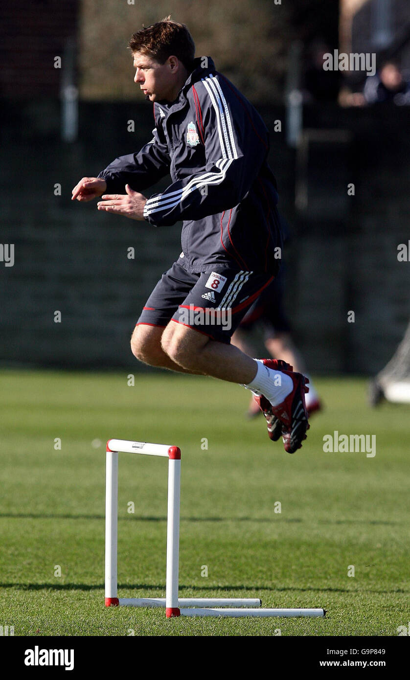 Soccer - Liverpool Training Session - Melwood Training Complex ...