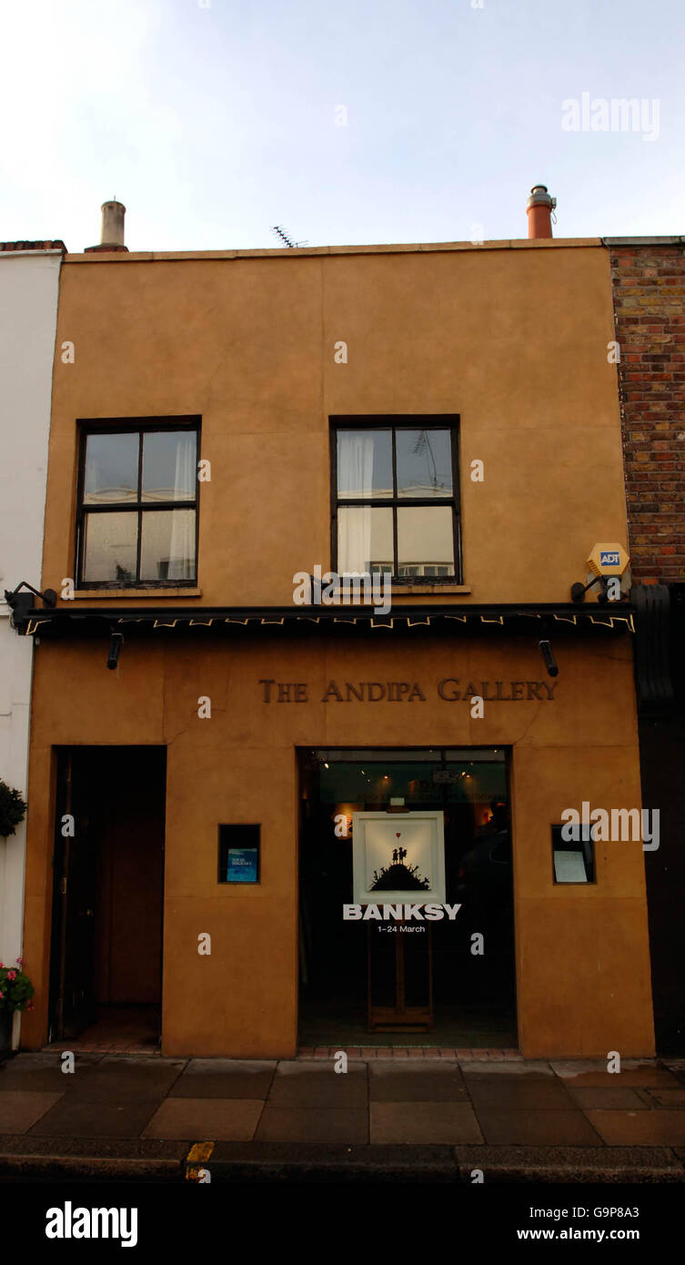 The Andipa Gallery presents the work of Graffiti artist Banksy at its ...