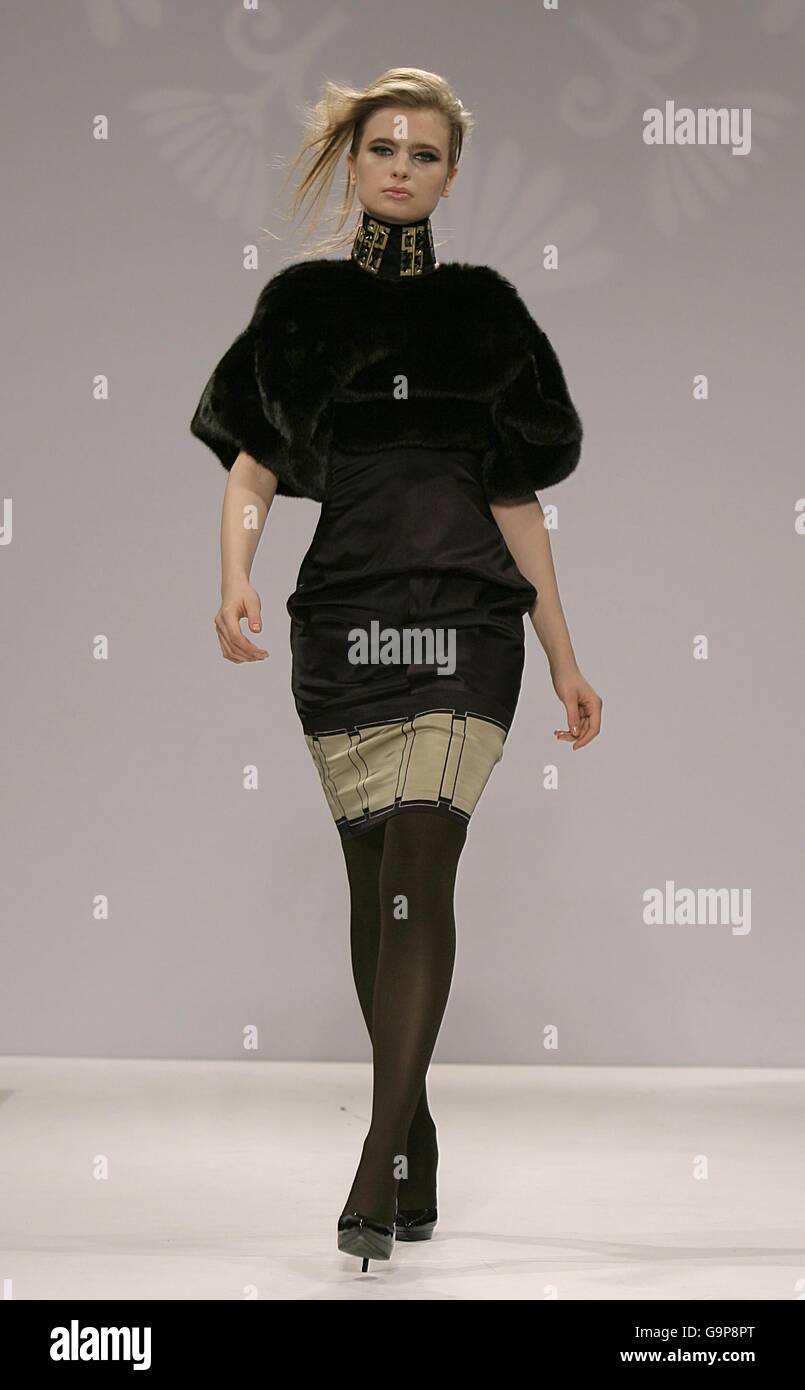 London Fashion Week - Autumn Winter 2007 - Kisa. A model wearing a ...