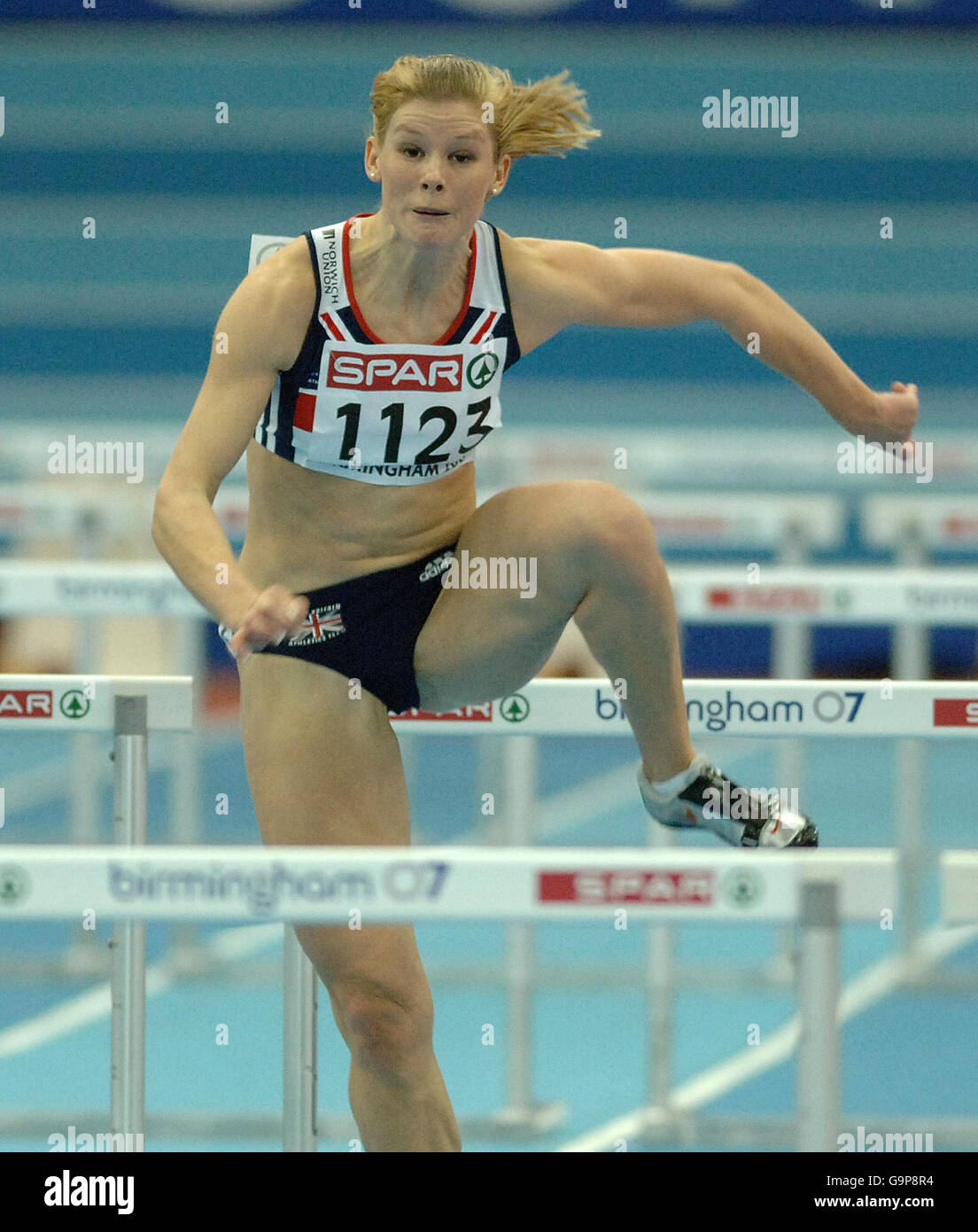 Great Britain's sara McGreavy in the 60m hurdles semi final Stock Photo ...