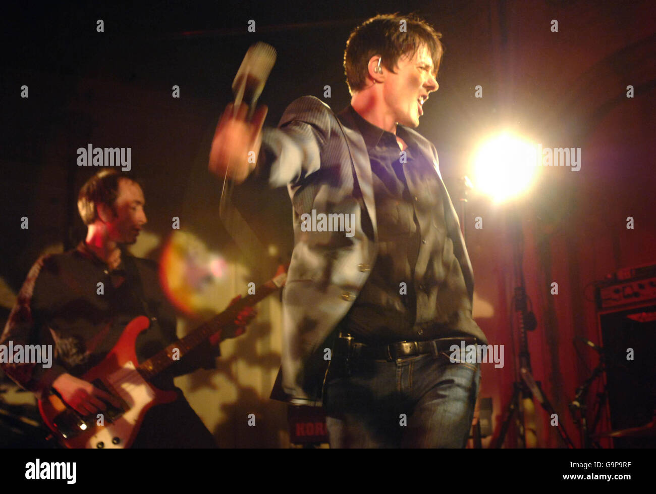 Former Suede frontman Brett Anderson on stage during his first ever ...