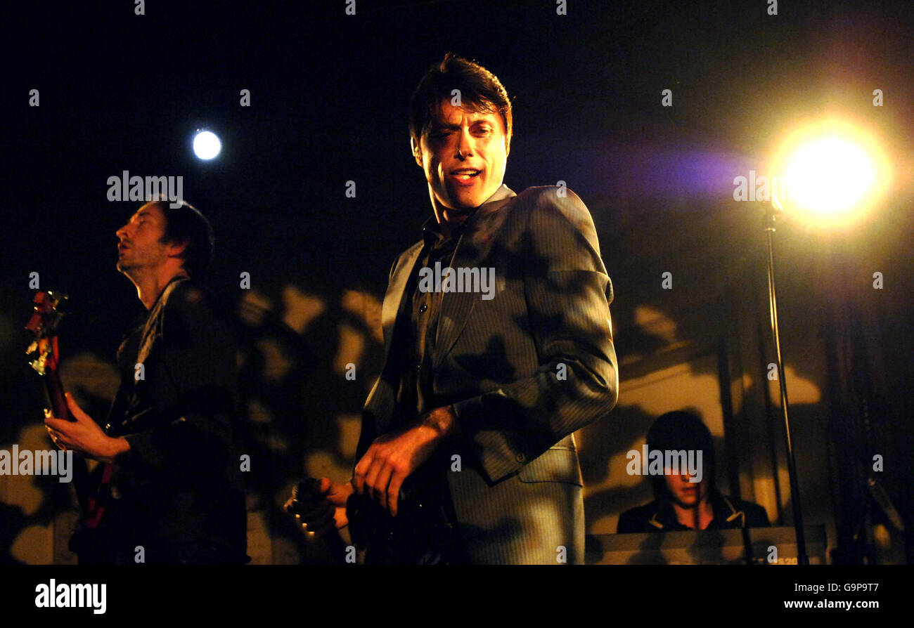Former Suede frontman Brett Anderson on stage during his first ever ...