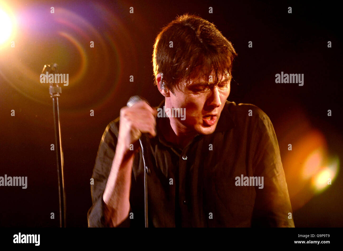Former Suede frontman Brett Anderson on stage during his first ever ...