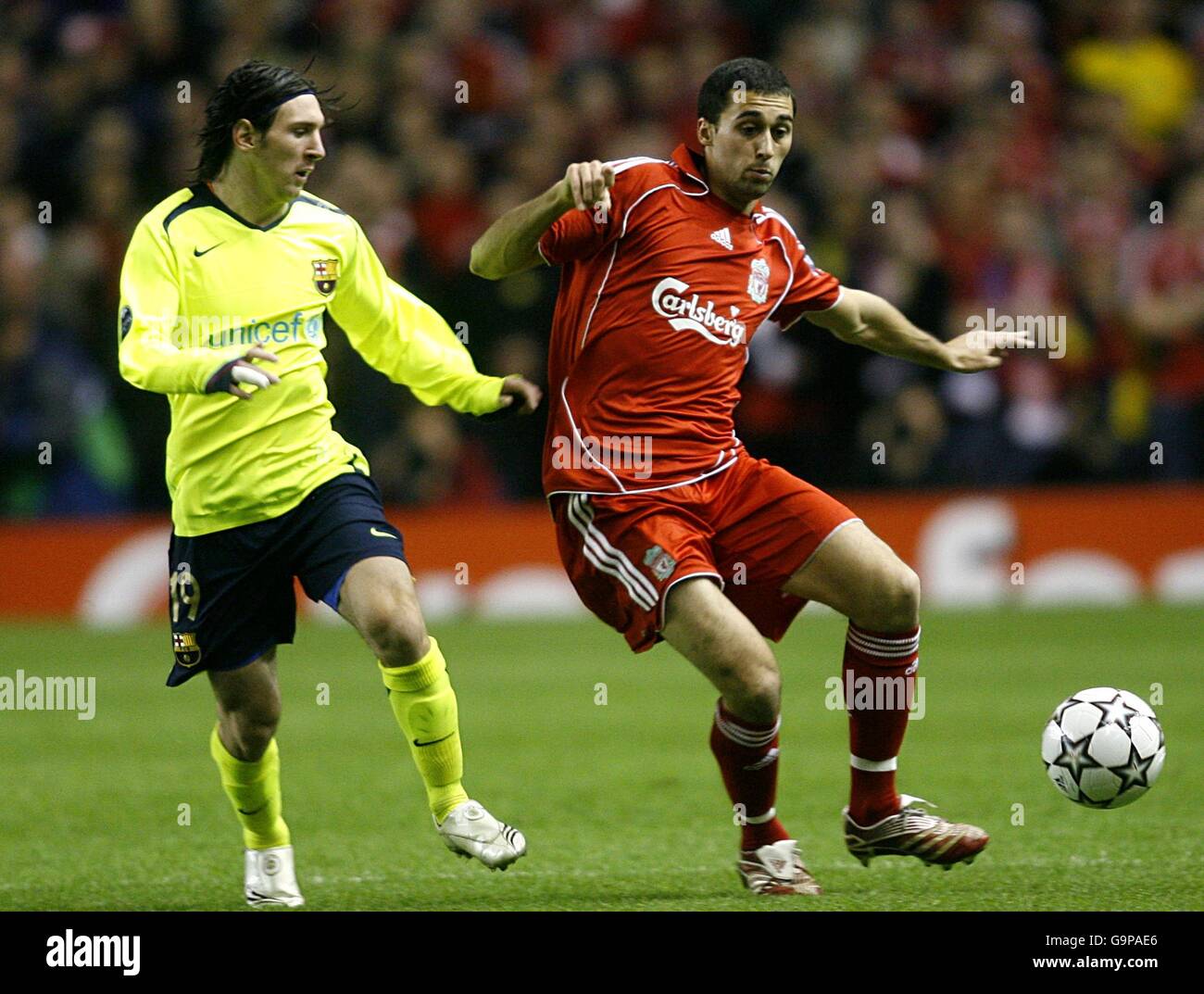 Messi v liverpool hi-res stock photography and images - Alamy