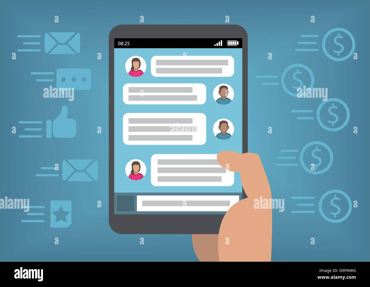 Mobile app monetization digital Stock Vector Images - Alamy