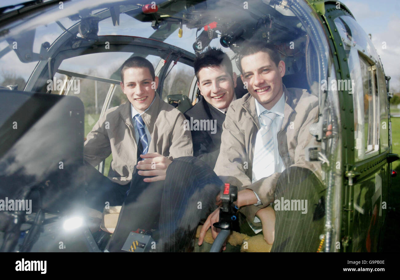 Three brothers join Army Stock Photo - Alamy