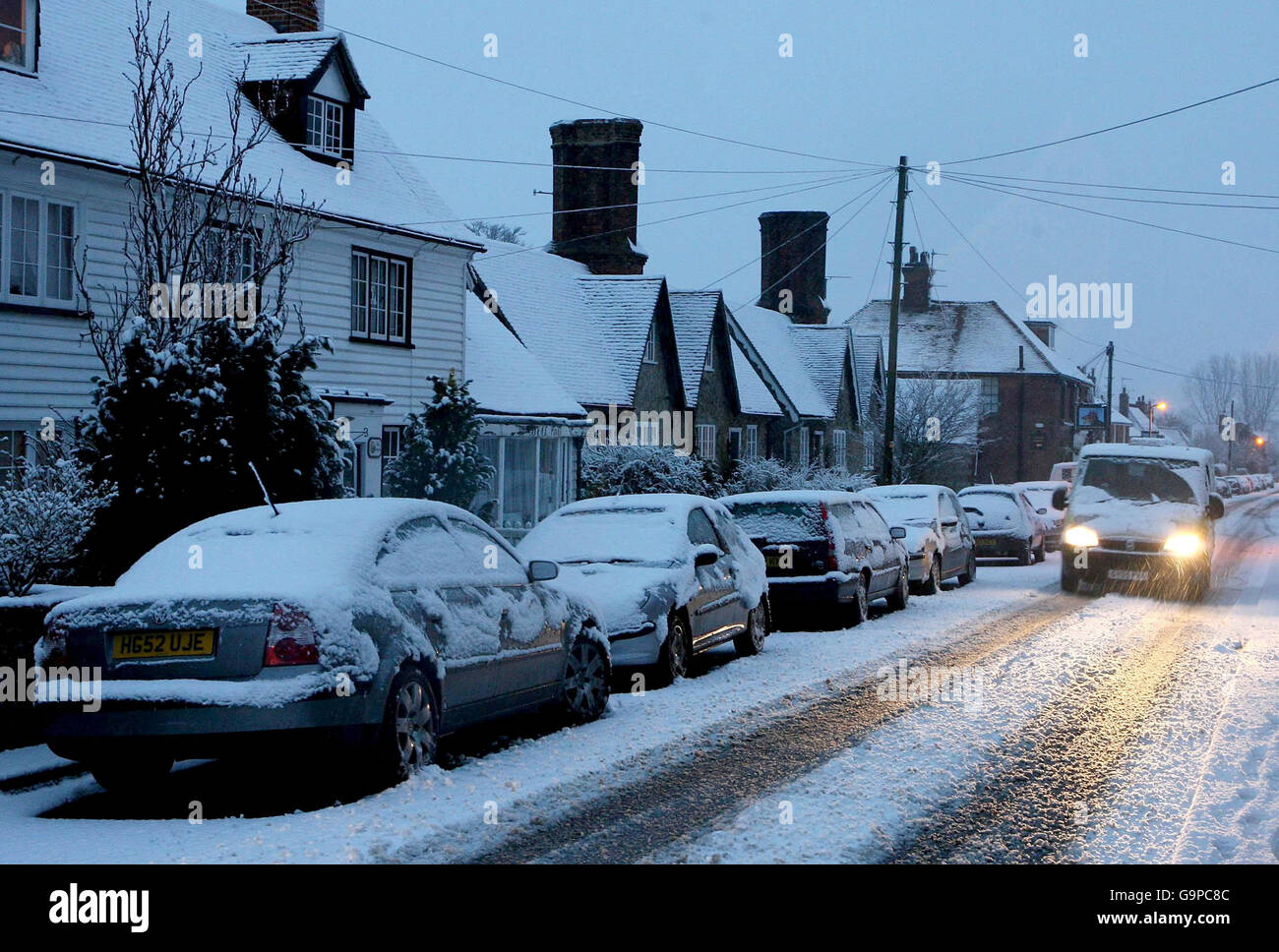 Drivers face difficult conditions in great chart hi-res stock ...