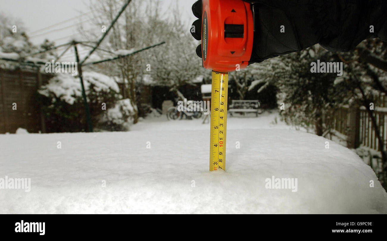 Snowfall records hi-res stock photography and images - Alamy