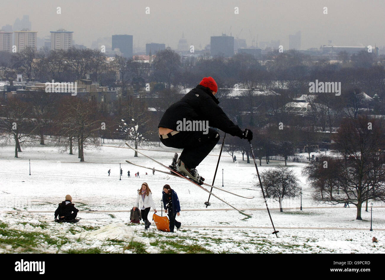 Heavy snowfall across the UK Stock Photo - Alamy