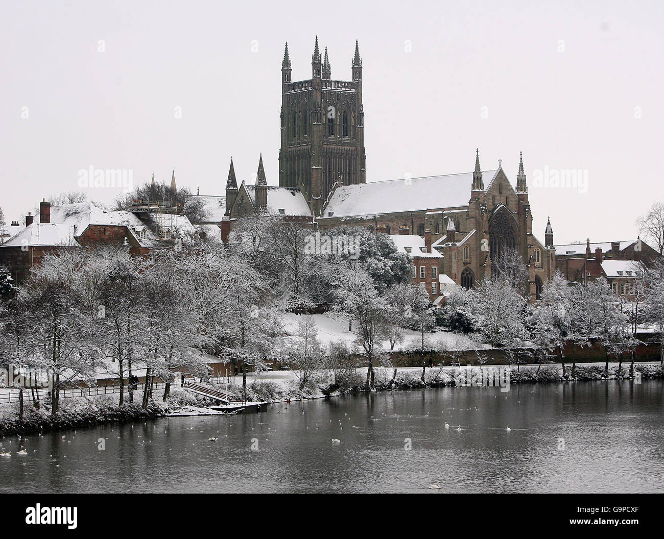 Heavy snowfall across the UK Stock Photo - Alamy