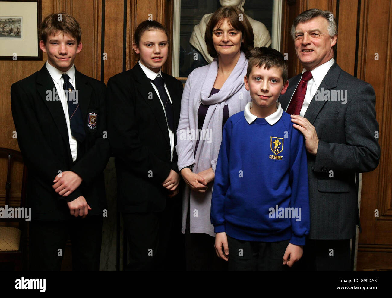 James ternant and steven mccabe mp at 10 downing street hi-res stock ...