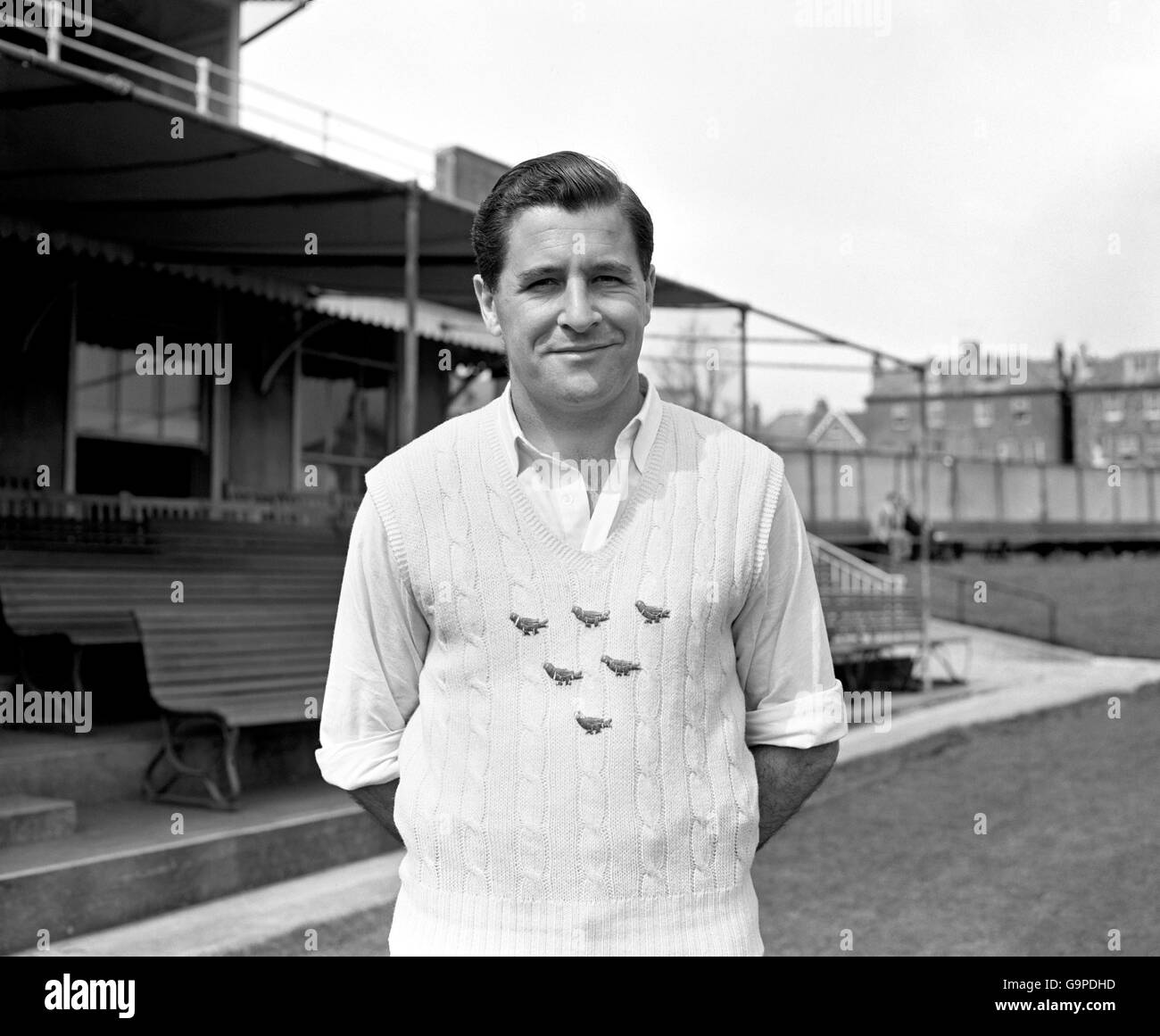 Cricket. Rupert Webb, Sussex Stock Photo - Alamy