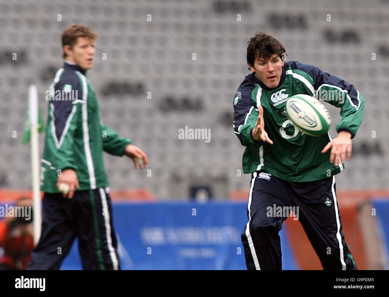 Rugby Union - Ireland Training Session - Croke Park - Ireland Stock ...
