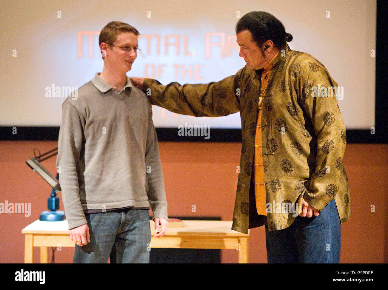 Actor steven seagal filming channel fours hi-res stock photography and ...