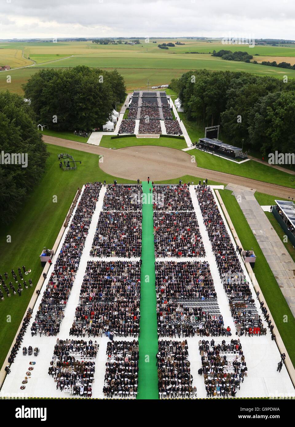 Dignitaries and VIPs attend a service to mark the 100th anniversary of ...