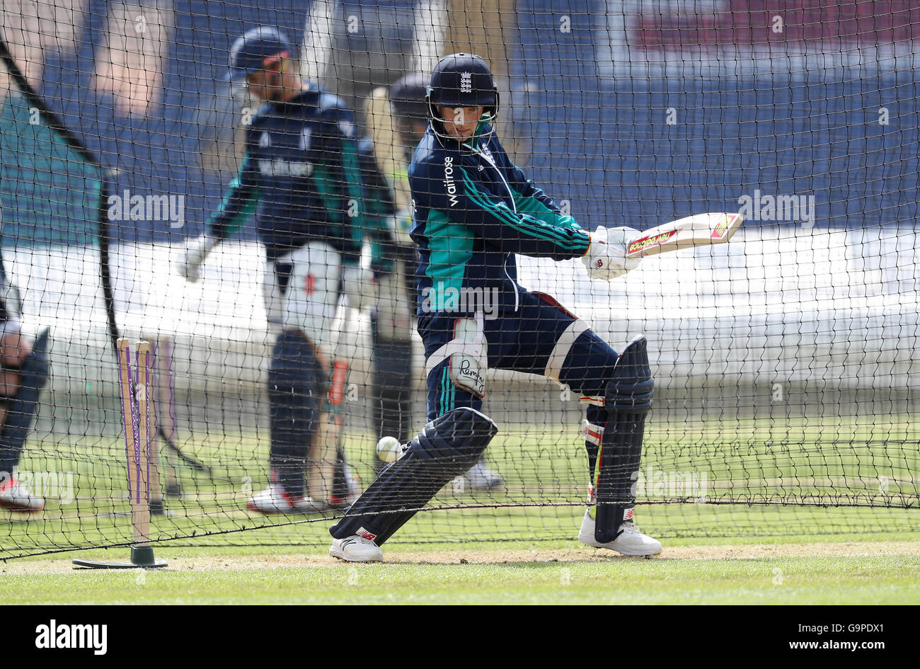 Nets Session Sse Swalec Stadium High Resolution Stock Photography and ...