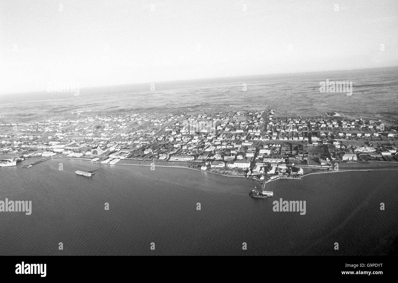 Falklands War - Port Stanley Stock Photo - Alamy